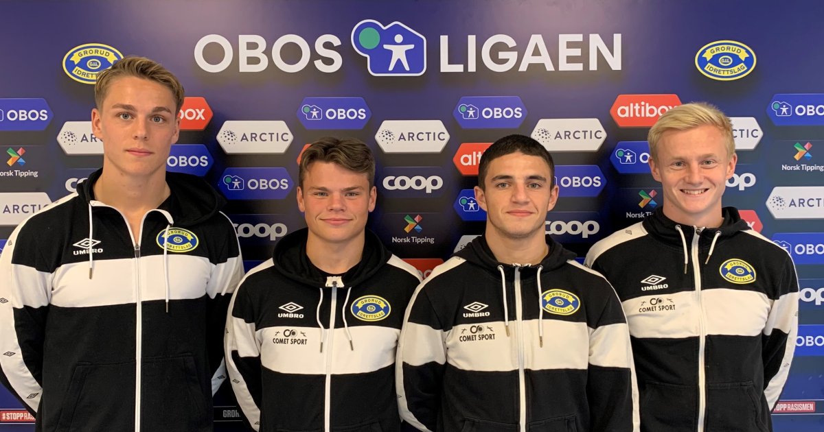 Fire Grorud-gutter klare for landslagsoppdrag / Grorud IL