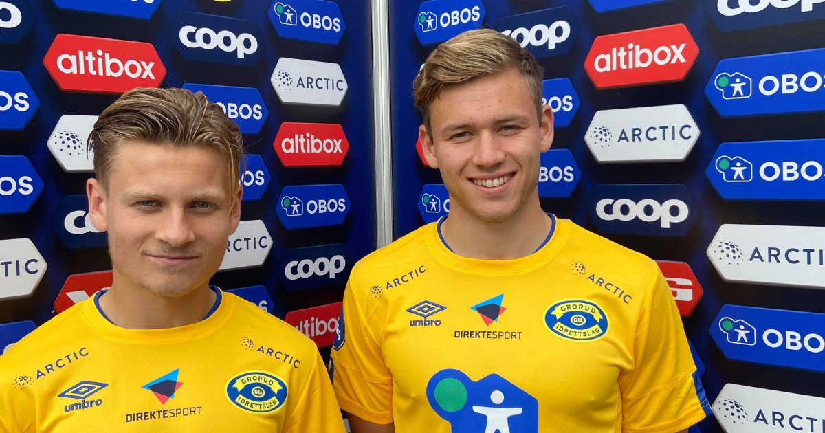 Jonas og Sindre klare for Grorud / Grorud IL